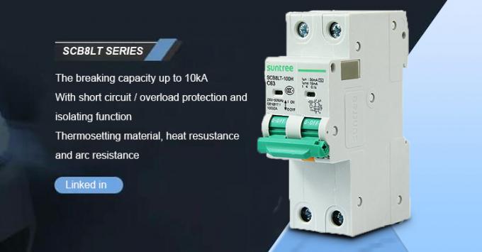 SUNTREE 2 Pole Earth Leakage RCBO Circuit Breaker