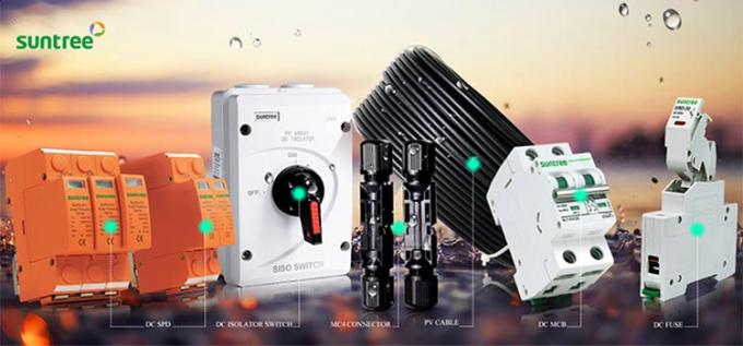 1000V DC SPD 3P Suntree Surge Protector สำหรับระบบ Solar PV